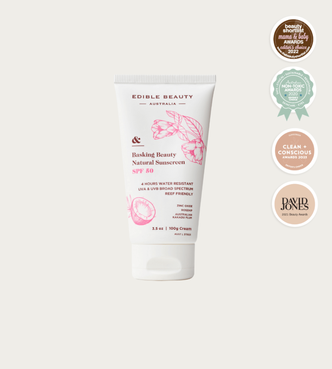 Natural Anti Ageing Sunscreen SPF50+ | Edible Beauty Australia