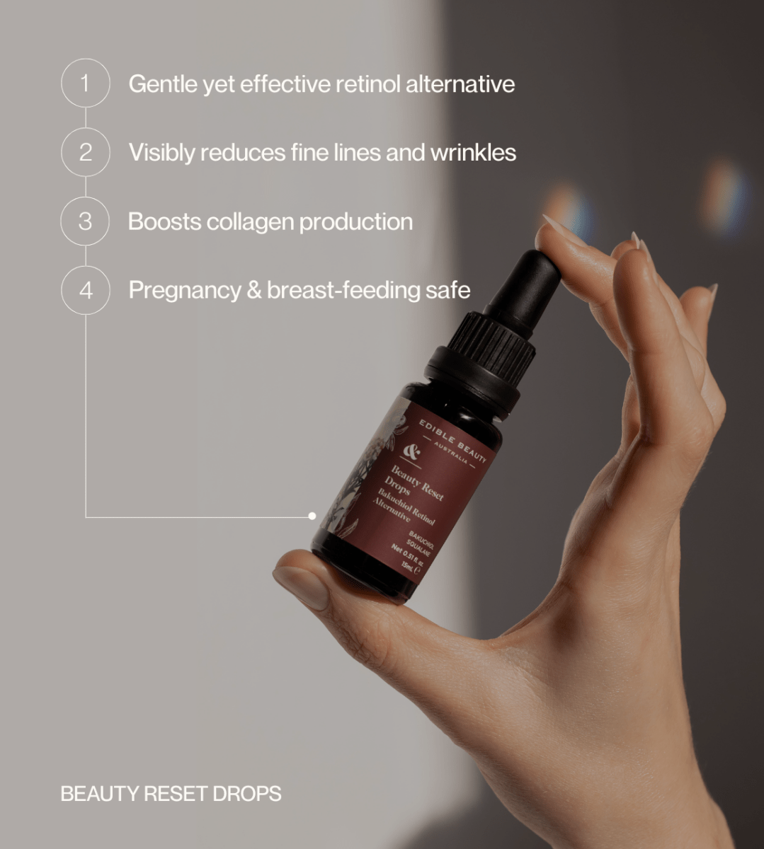 Beauty Reset Drops | Bakuchiol Retinol Alternative | Edible Beauty ...