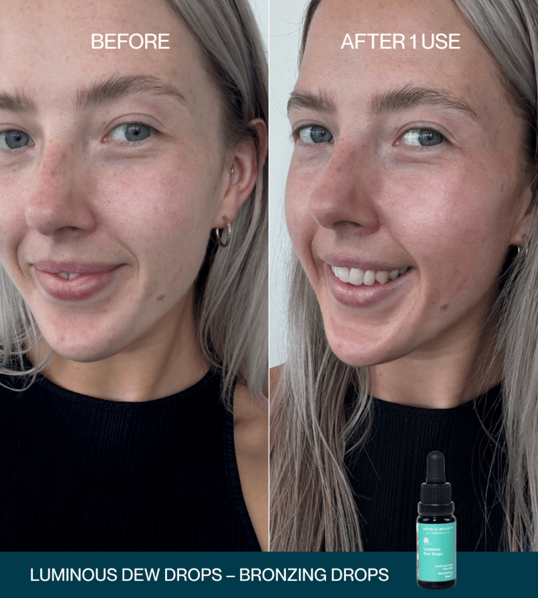 Luminous Dew Drops – Bronzing Drops – Edible Beauty Australia